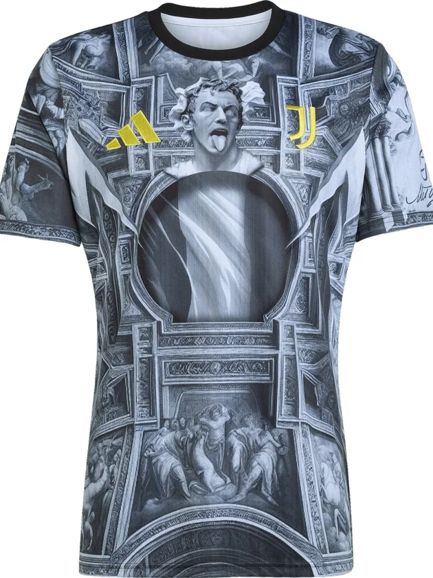 Maillot Juventus Juve Preshi Adidas slim-fit performant et durable